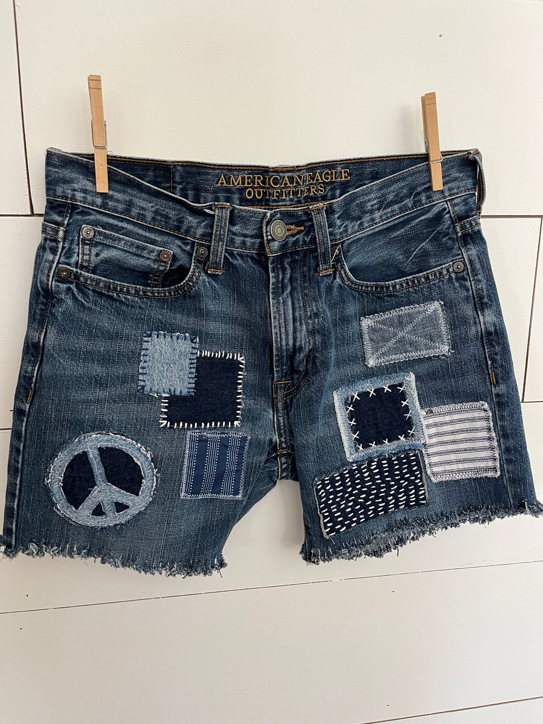 Woman's Denim Cut-off Shorts, Concert Shorts, Festival Shorts, Boho ...