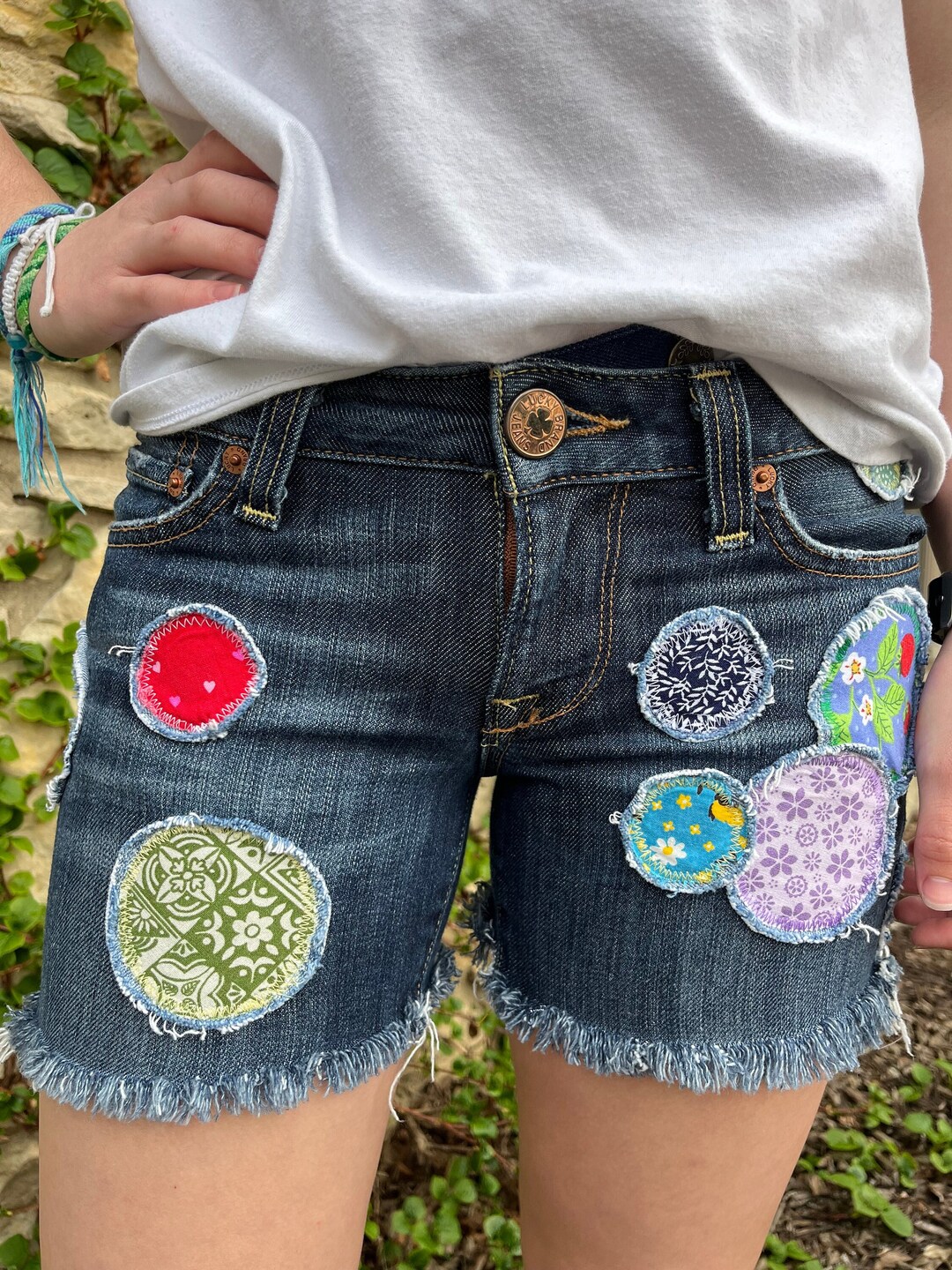 Women's Denim Cut-off Jean Shorts, Hippie Shorts, Boho Fashion ...
