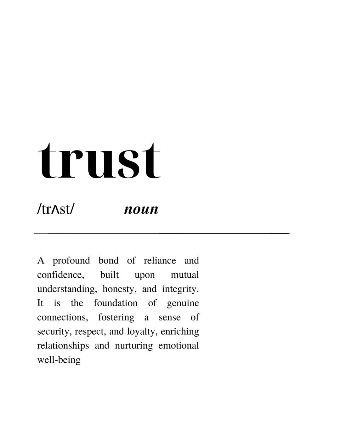 Trust: Quotes Art, Quotes Poster, Inspiration Poster, Motivational Art ...