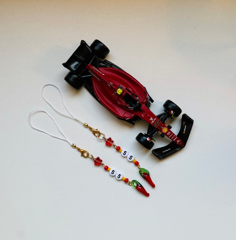 Carlos Sainz Jr. Chili Pepper Ferrari Inspired Phone Charm/accessory - Etsy