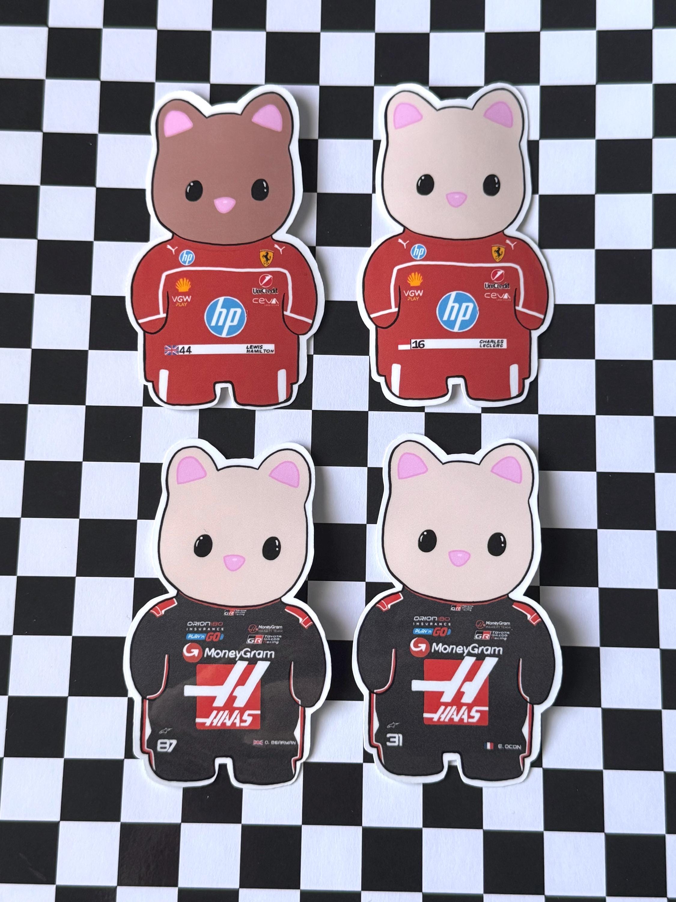 F1 Inspired Calico Critter / Sylvanian Families Vinyl Sticker | Formula ...