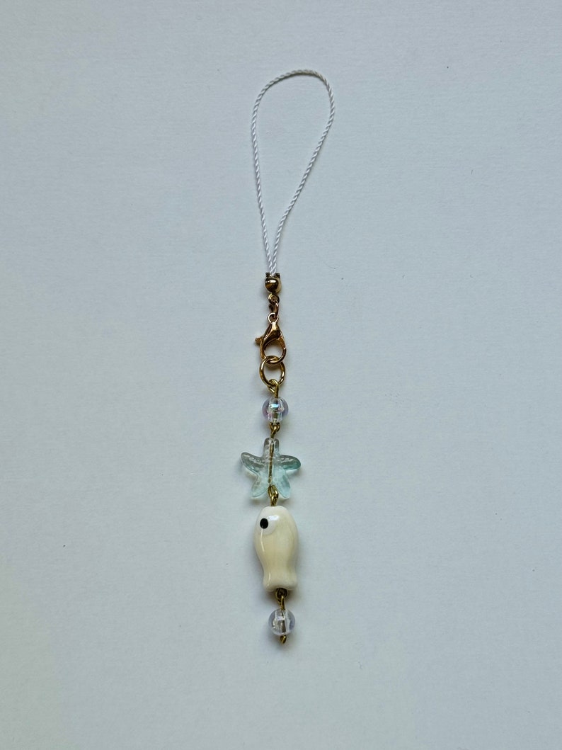 Aquatic Aesthetic Fish Starfish Phone Charm/accessory - Etsy