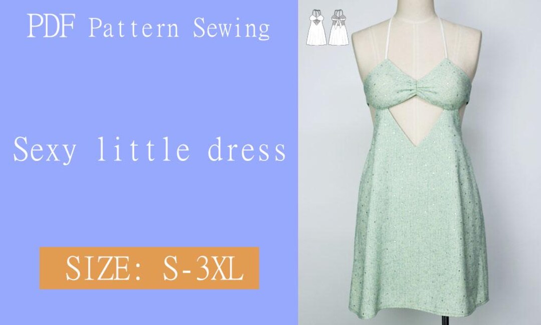 Tweed Dress. Sexy Little Dress Patterns Sewing PDF Digital Goods DIY - Etsy