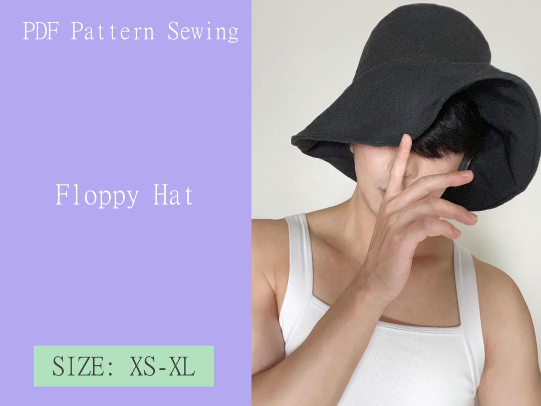 Floppy Hat. Bucket Hat Patterns Sewing PDF Digital Goods DIY - Etsy