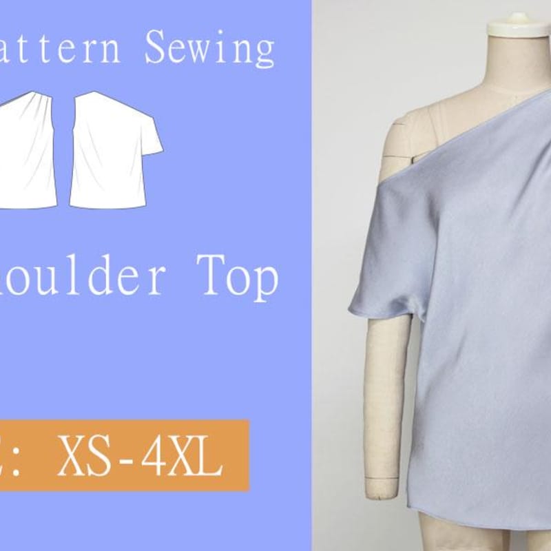 One Shoulder Top - Etsy