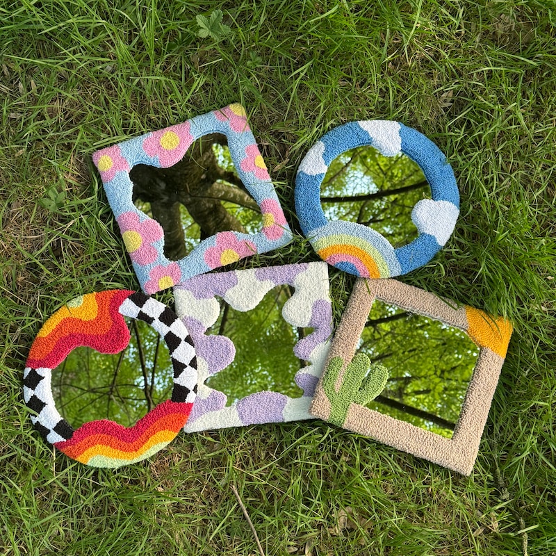 Tufted Mirror - Etsy