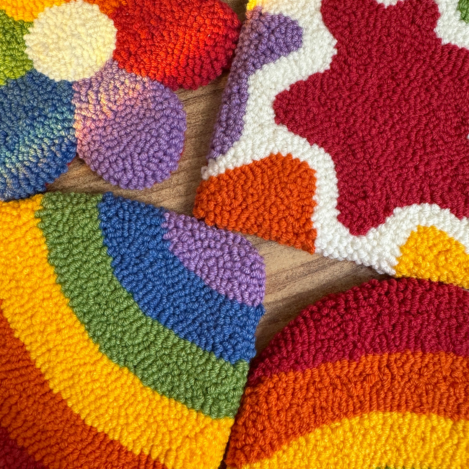 Punch Needle Pride Mug Rugs | Tufted Mug Rug | Handmade New Home Gift ...