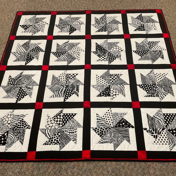 Pinwheel Quilt - Etsy