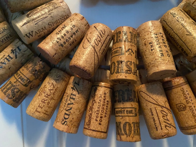 Double Ring Wine Cork Wreath - Etsy