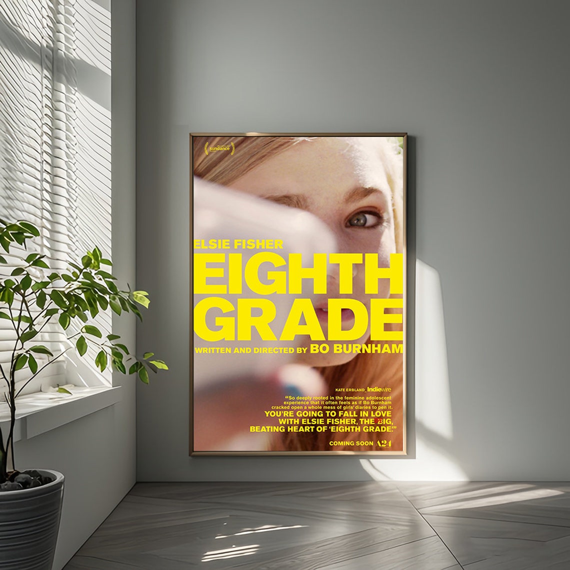 Eighth Grade Movie Poster, Personalized Gifts for Him/her, Canvas Wall ...