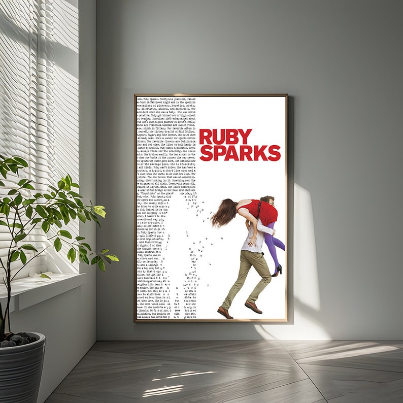 Ruby Sparks Movie Poster, Personalized Gifts for Him/her, Canvas Wall ...
