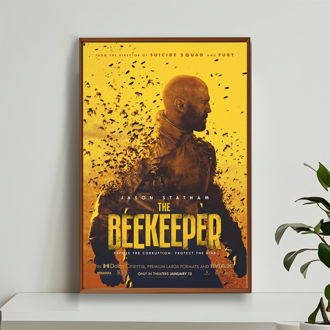 The Beekeeper Movie Poster, Personalized Gifts for Him/her, Canvas Wall ...