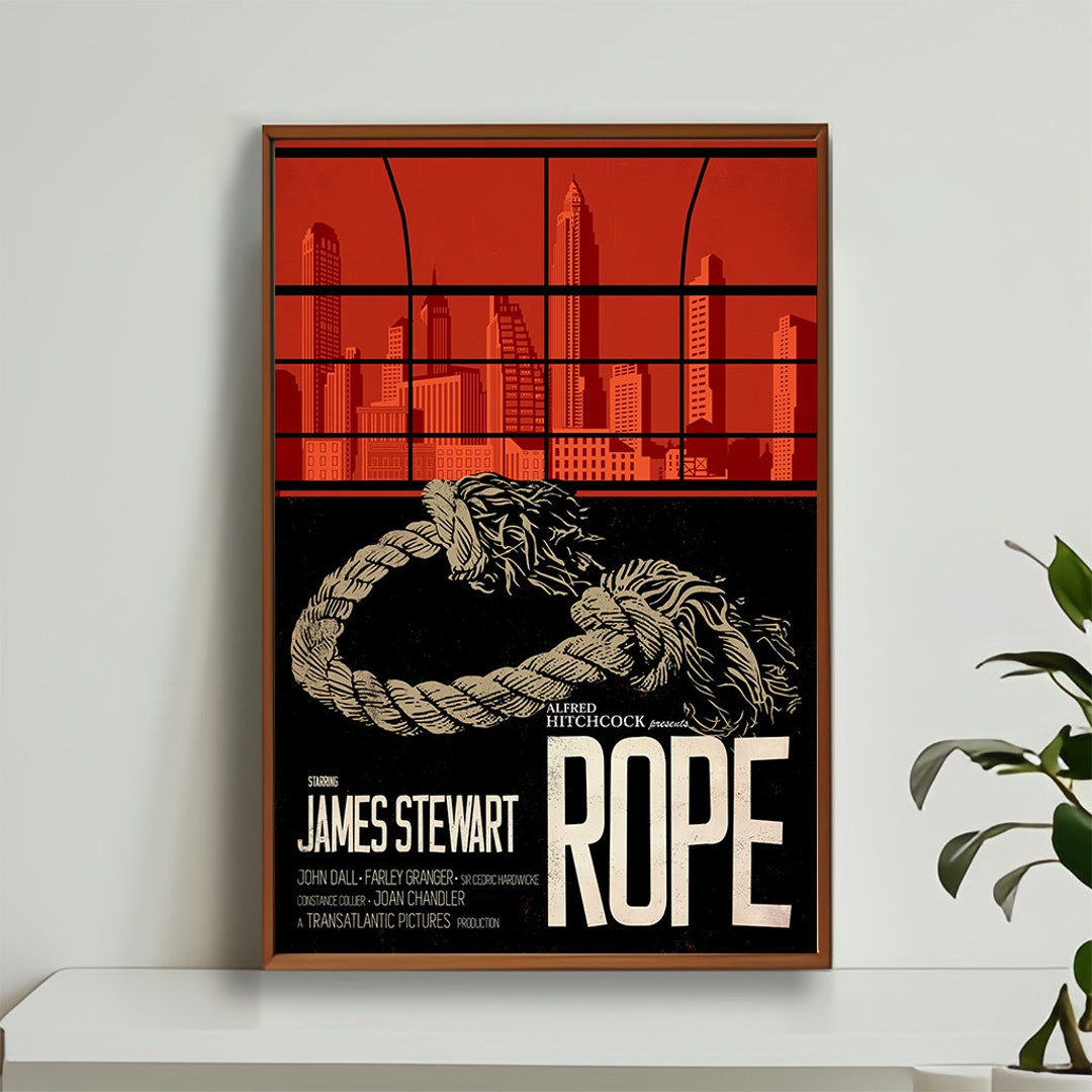 Rope Movie Poster, Personalized Gifts for Him/her, Canvas Wall Art ...