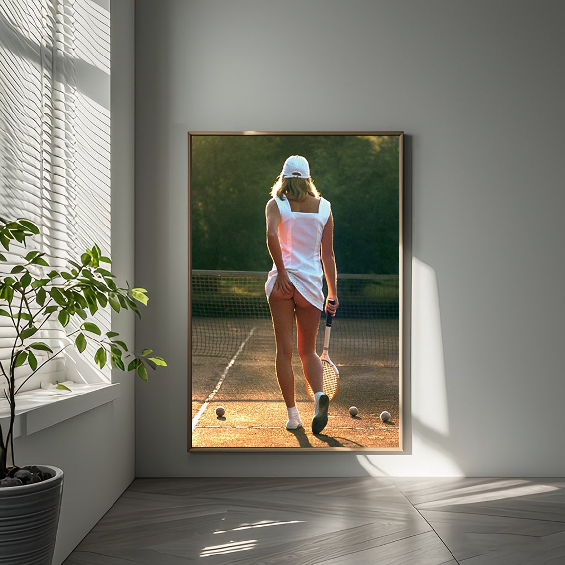 Tennis Girl Bum Athena Movie Poster, Personalized Gifts for Him/her ...