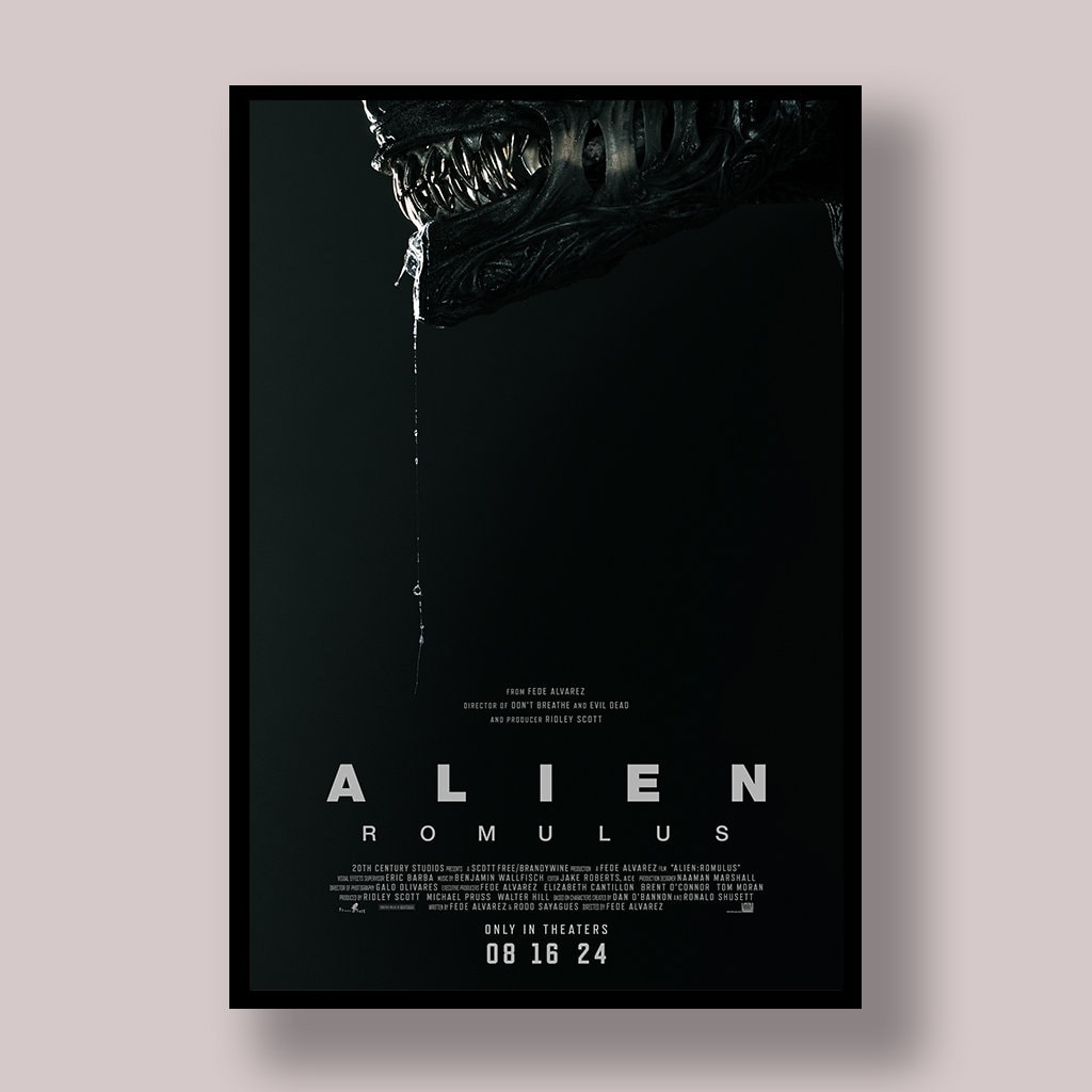 Alien Romulus Movie Poster, Personalized Gifts for Him/her, Canvas Wall ...