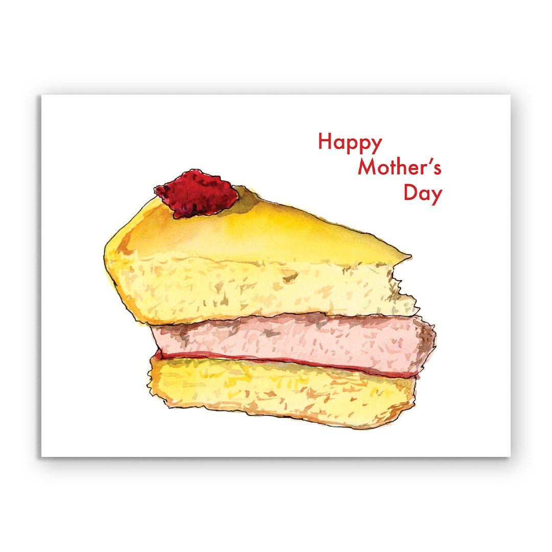 Mother's Day Dessert Card - Etsy