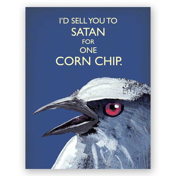 Satan Greeting Card - Etsy