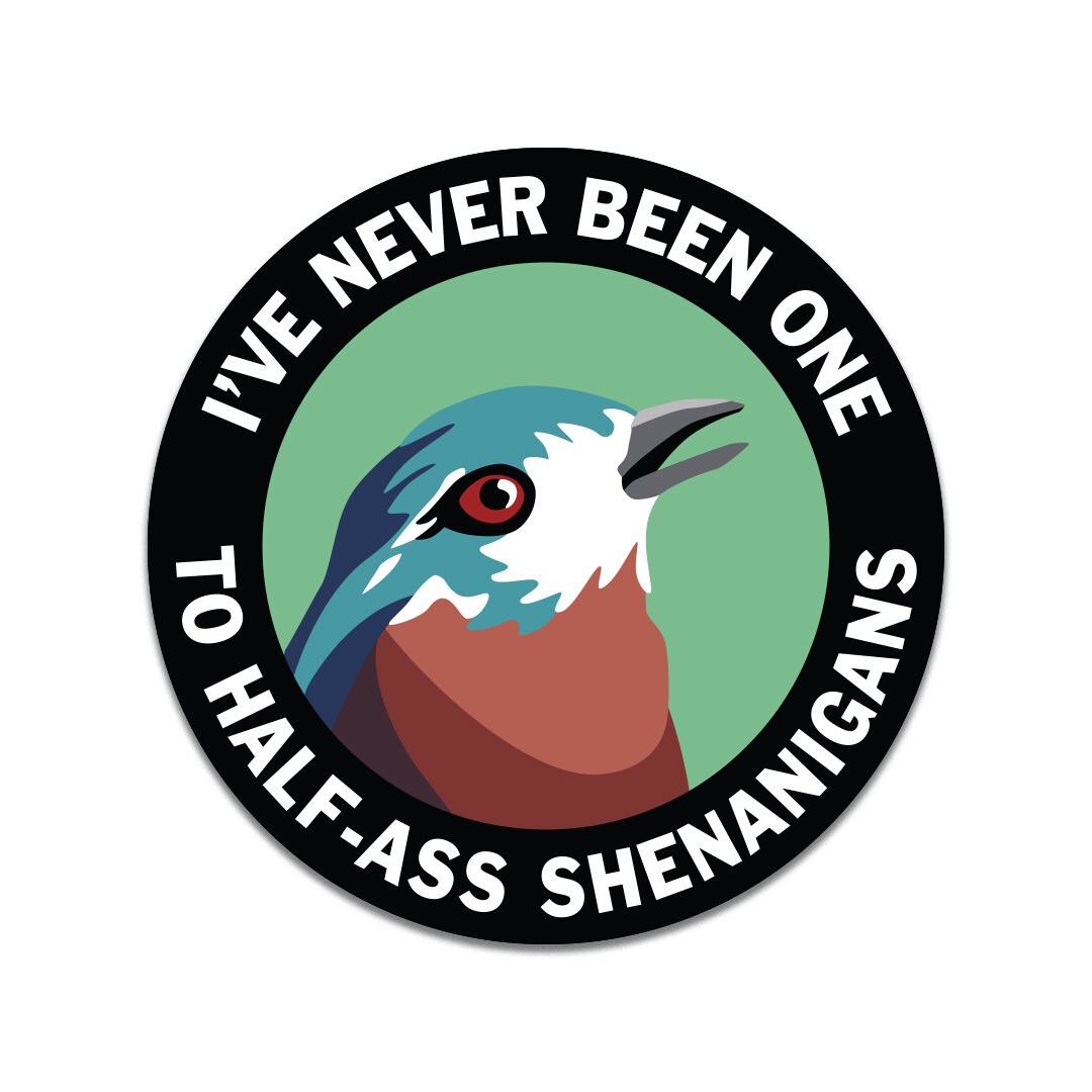 Shenanigans Round Sticker - Etsy