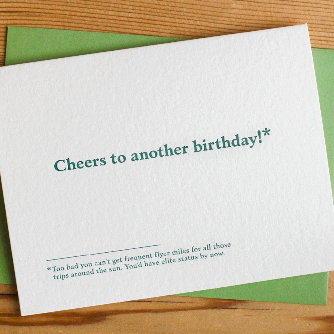 Cheers to Another Birthday Card - Etsy