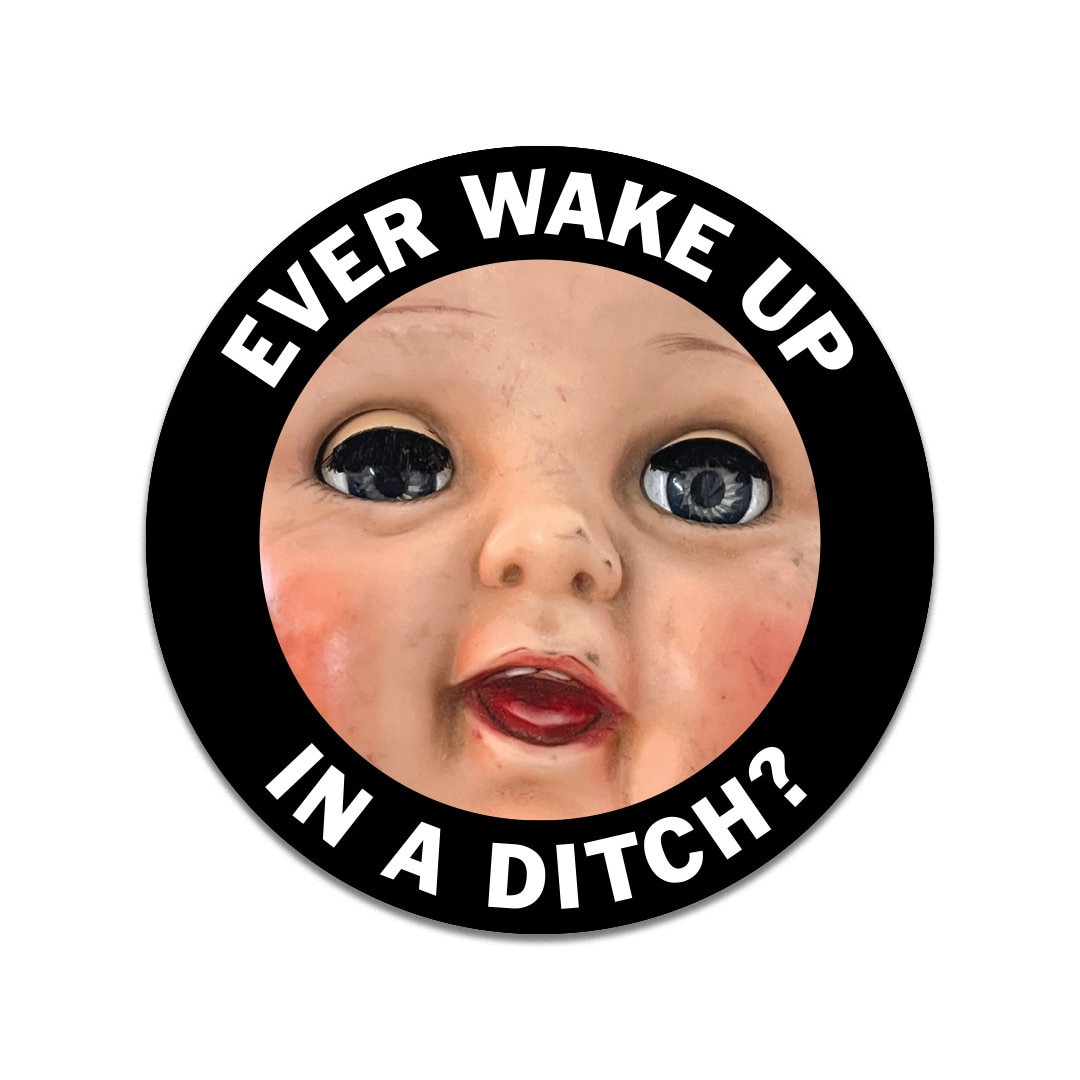 Ditch Doll Sticker - Etsy