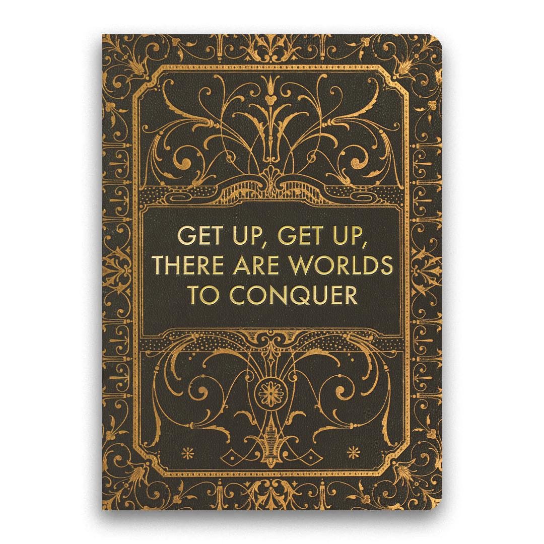 MM X V.E. Schwab - Worlds to Conquer - JOURNAL - Humor - Gift - Etsy