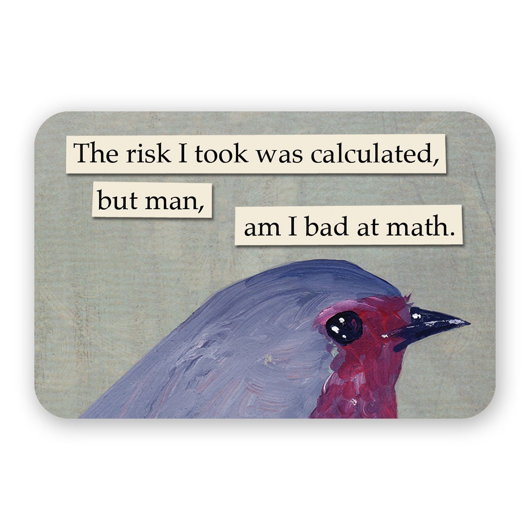 The Risk I Took Sticker - Etsy