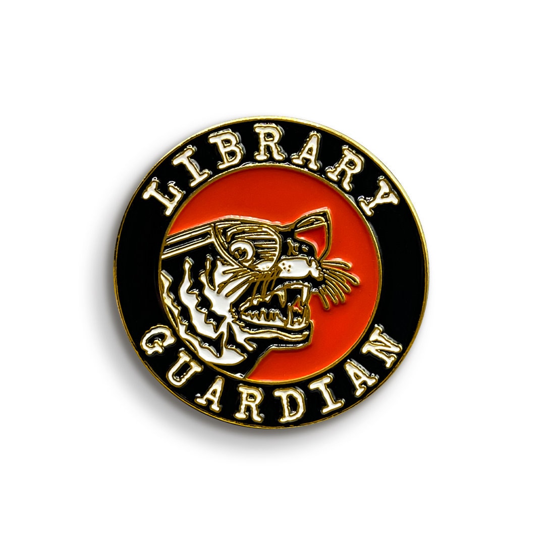 Library Guardian Pin - Etsy