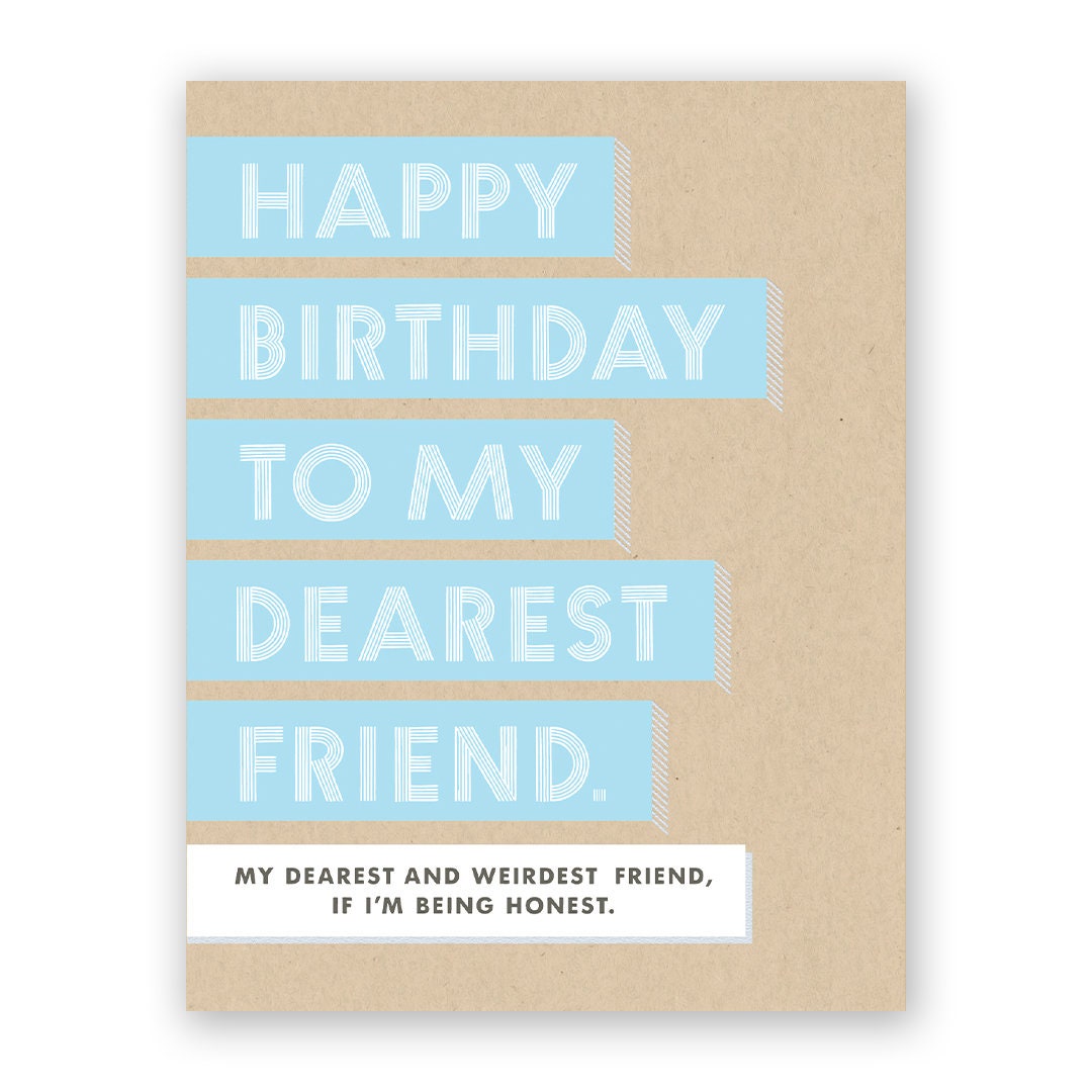 Dearest Friend Birthday Card - Etsy