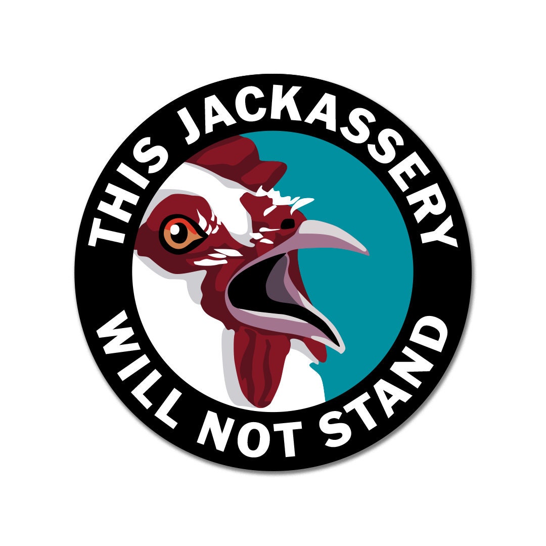 Jackassery Round Sticker - Etsy