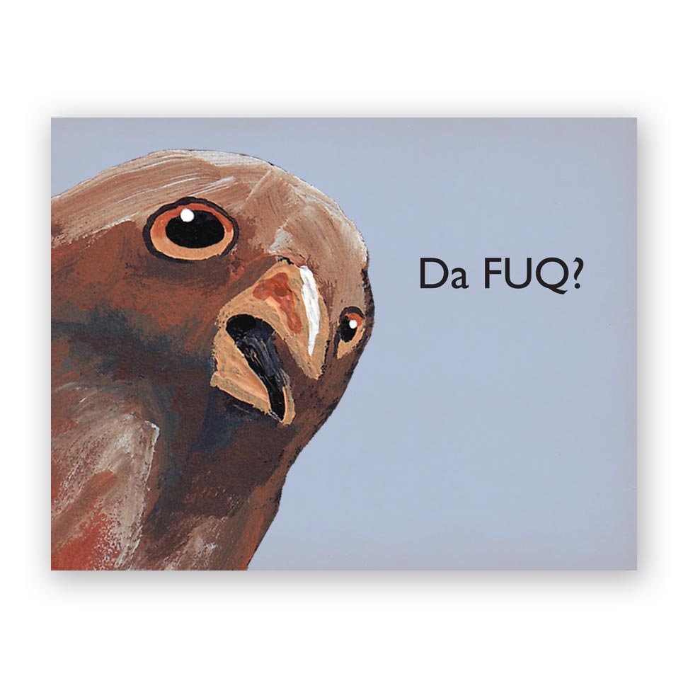 Da FUQ? Card - Bird - Greeting - Mincing Mockingbird - Etsy