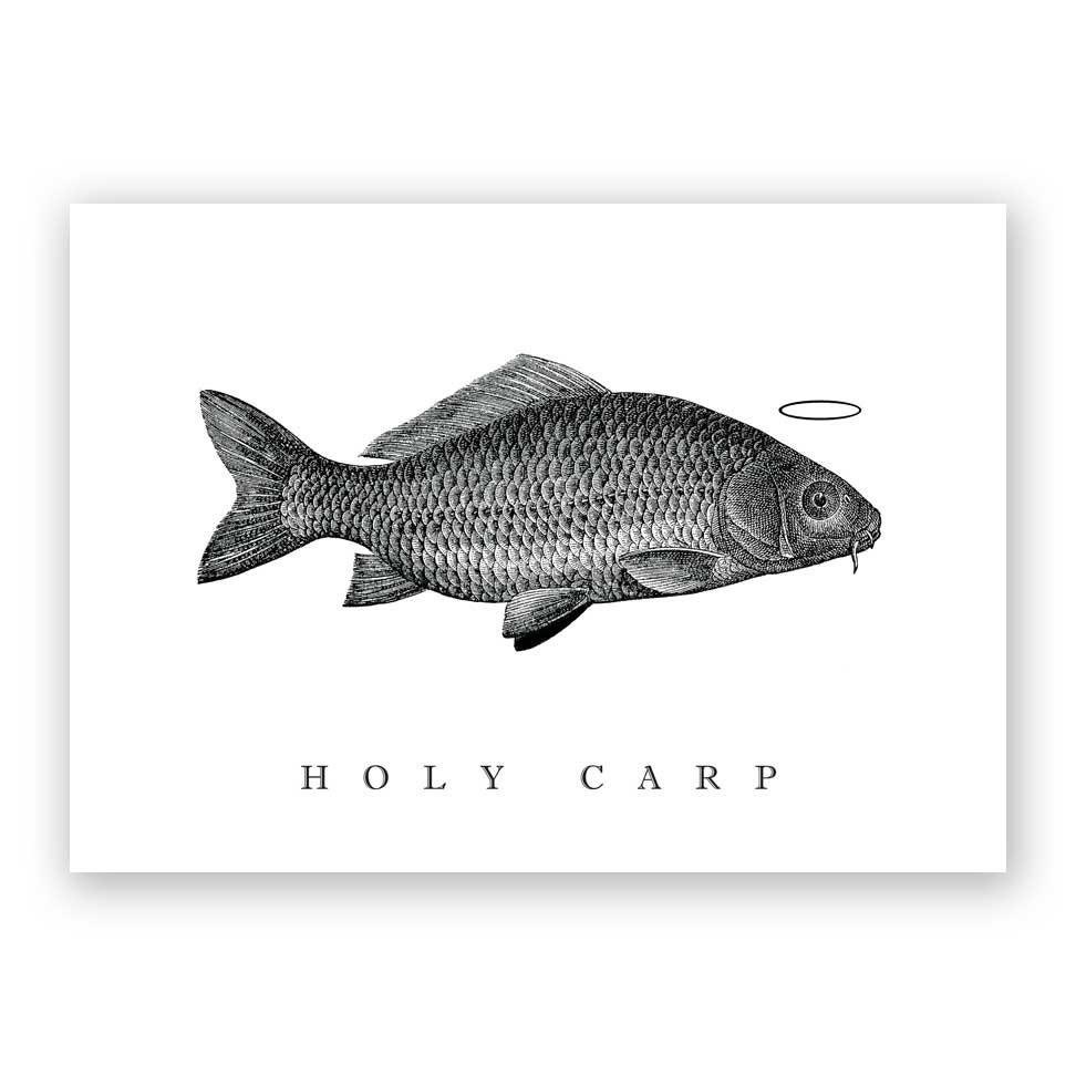 Holy Carp Blank Card | Etsy