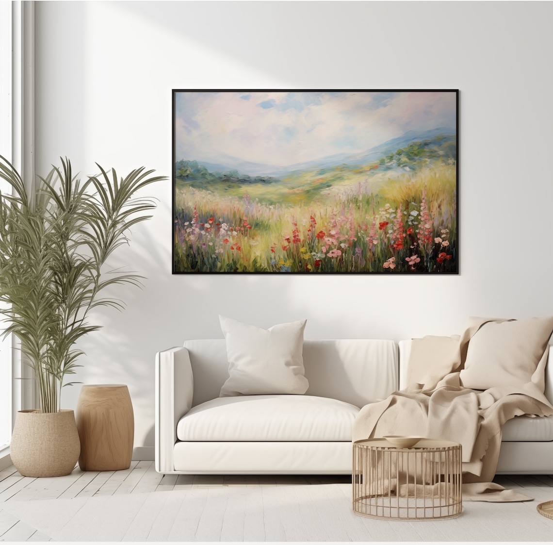 Spring Samsung Frame TV Art | Flower Field | Original Gift Idea ...