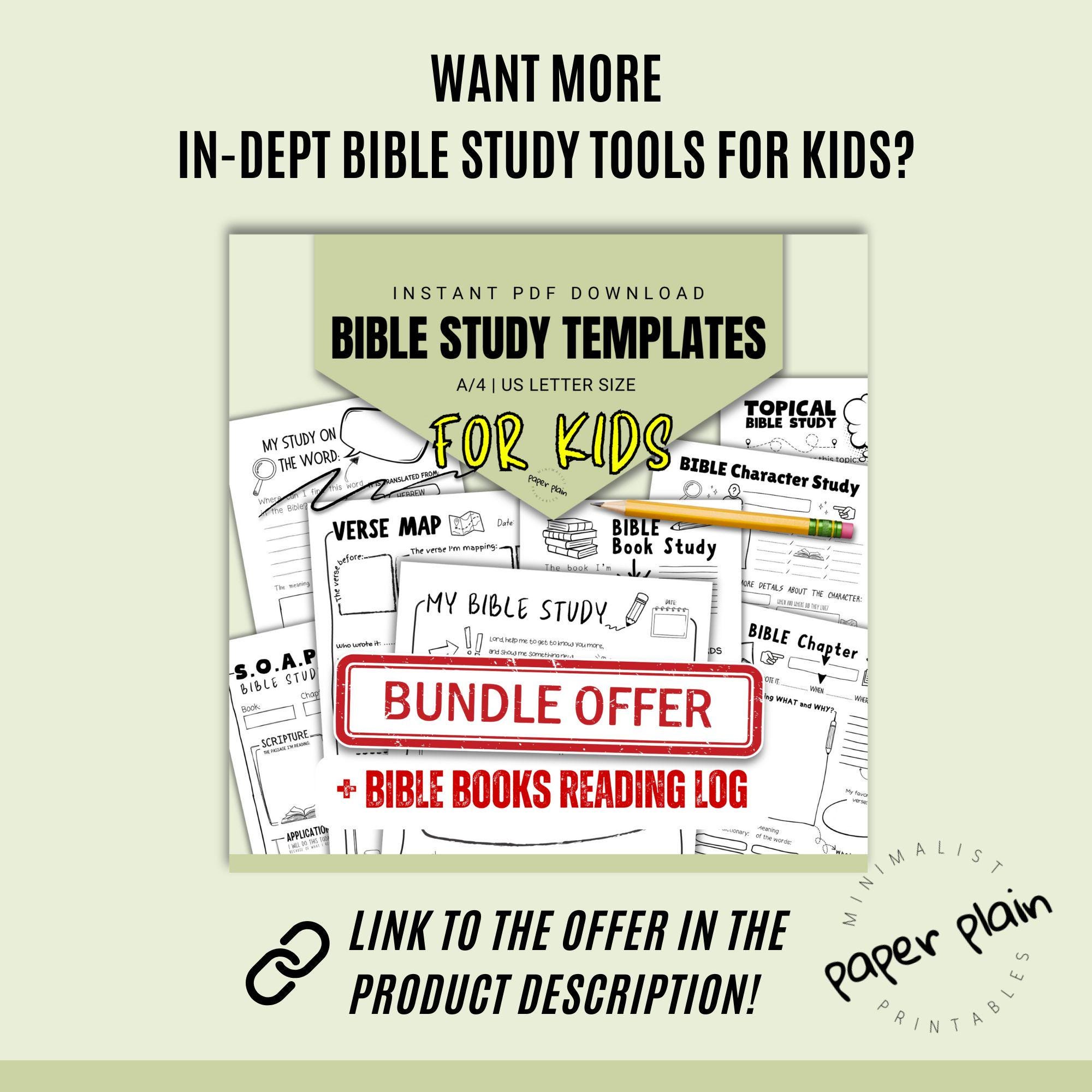 Bible Word Study for Kids | Printable Bible Study Template & Worksheets ...