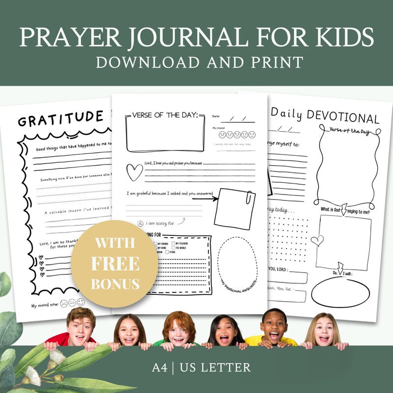 Prayer Journal Printable - Etsy