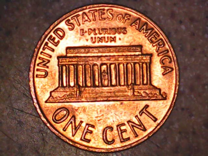 1972 Lincoln Penny No Mint Mark Coin Edge Offset Error - Etsy