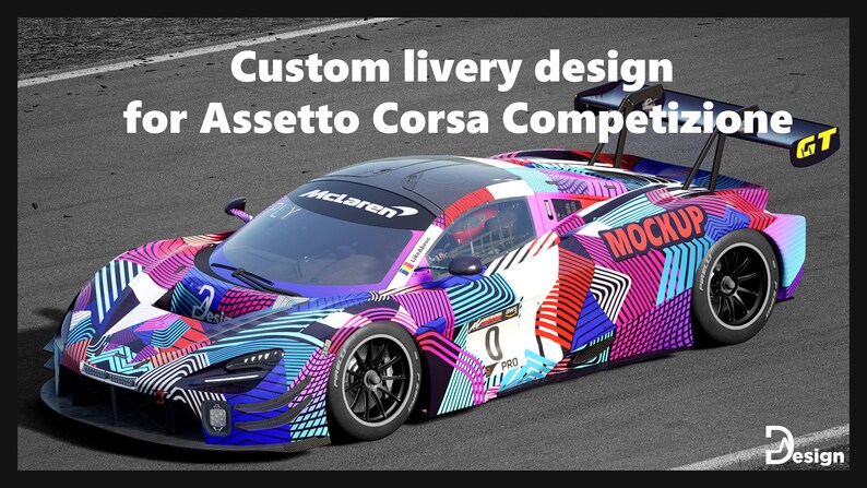 Custom Livery Design for Assetto Corsa Competizione - Etsy