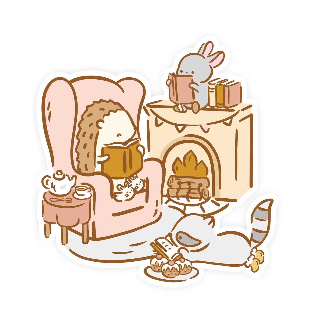 Book Club Vinyl Sticker - Etsy