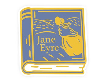 Jane Eyre Book Die Cut Sticker Pack Book Lover Gifts - Etsy
