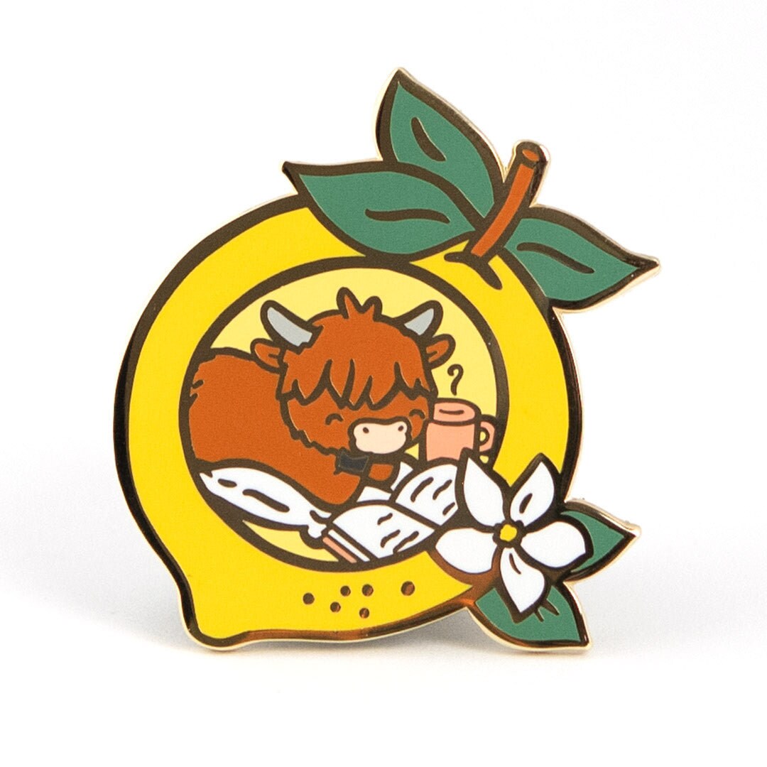 Lemon Corner Pin - Etsy