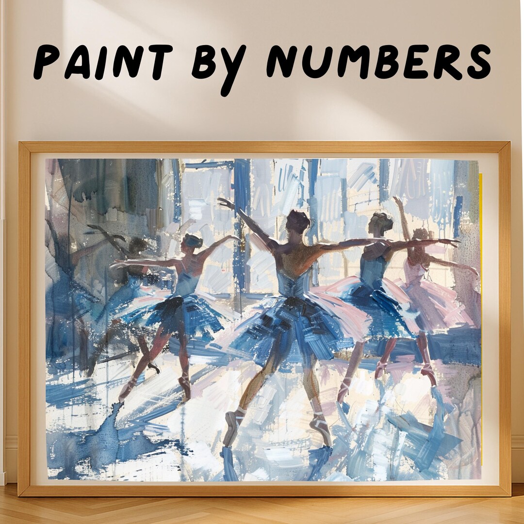 Carnival Paint by Numbers Kit Colorful People Abstract Festival Acrylic ...