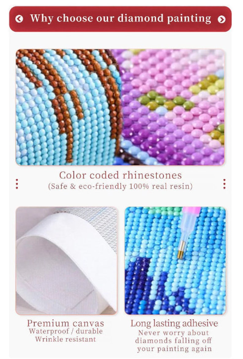 Diamond Painting: Summer Picnic by the River, DIY Rhinestone Art, Easy ...