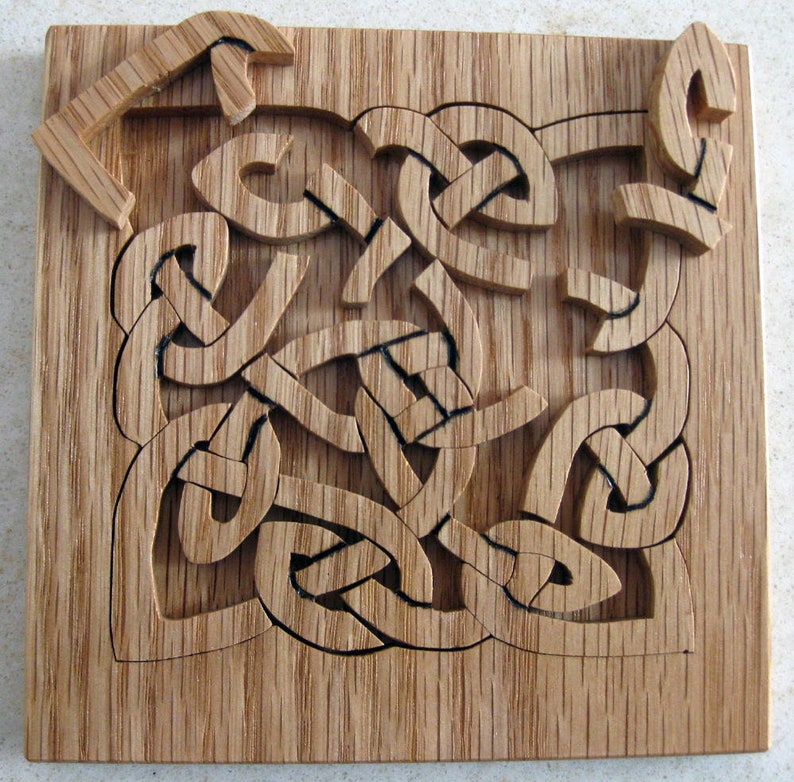 Celtic Trinity Knot Puzzle - Etsy