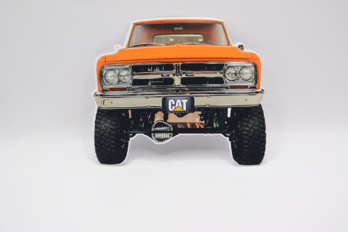 Vintage Lifted GMC Truck Vinyl Sticker Set of 2: Waterproof Decal, GMC ...