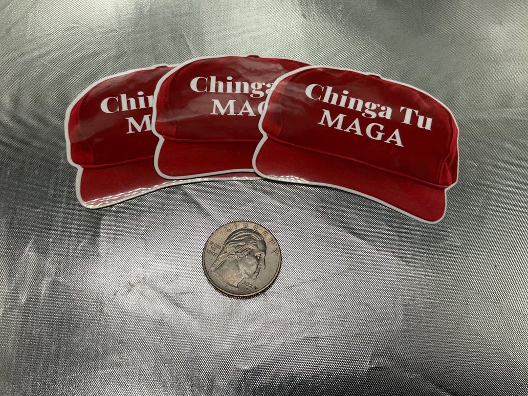 CHINGA TU MAGA 3 Sticker Bundle, Set of 3 Anti Trump Stickers, Anti ...