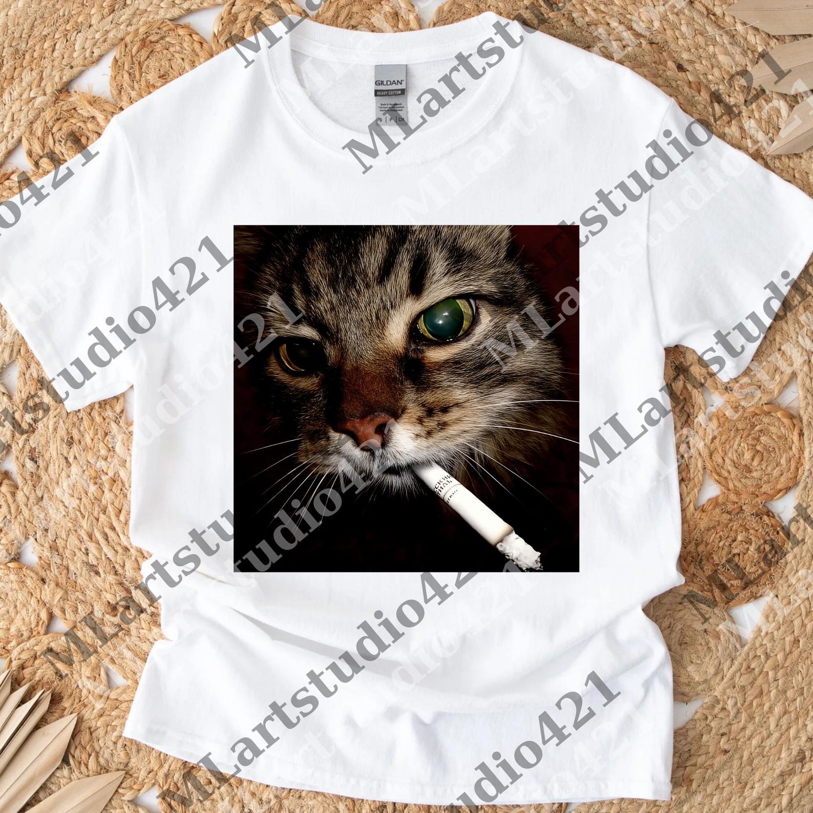 Funny Smoking Cat Meme Png, Cigarette Kitty Gen Z Joke Tee, Stupid ...