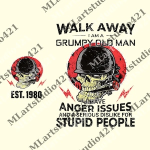 Personalized I Am Grumpy Old Man Generation X Png, Gen X Walk Away Png ...