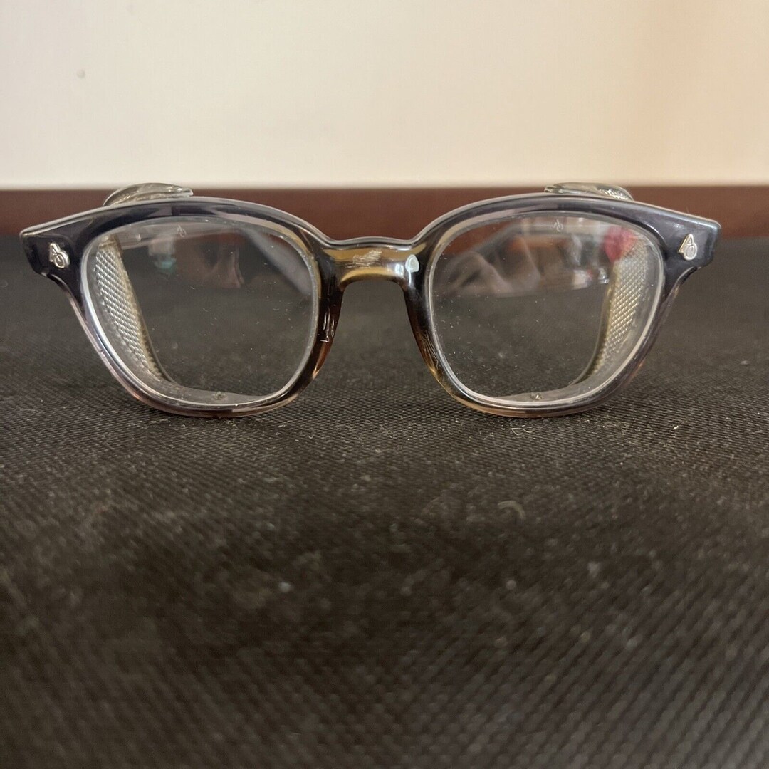 American Optical Flex Fit Vintage Safety Glasses W/ Mesh Side Shields ...