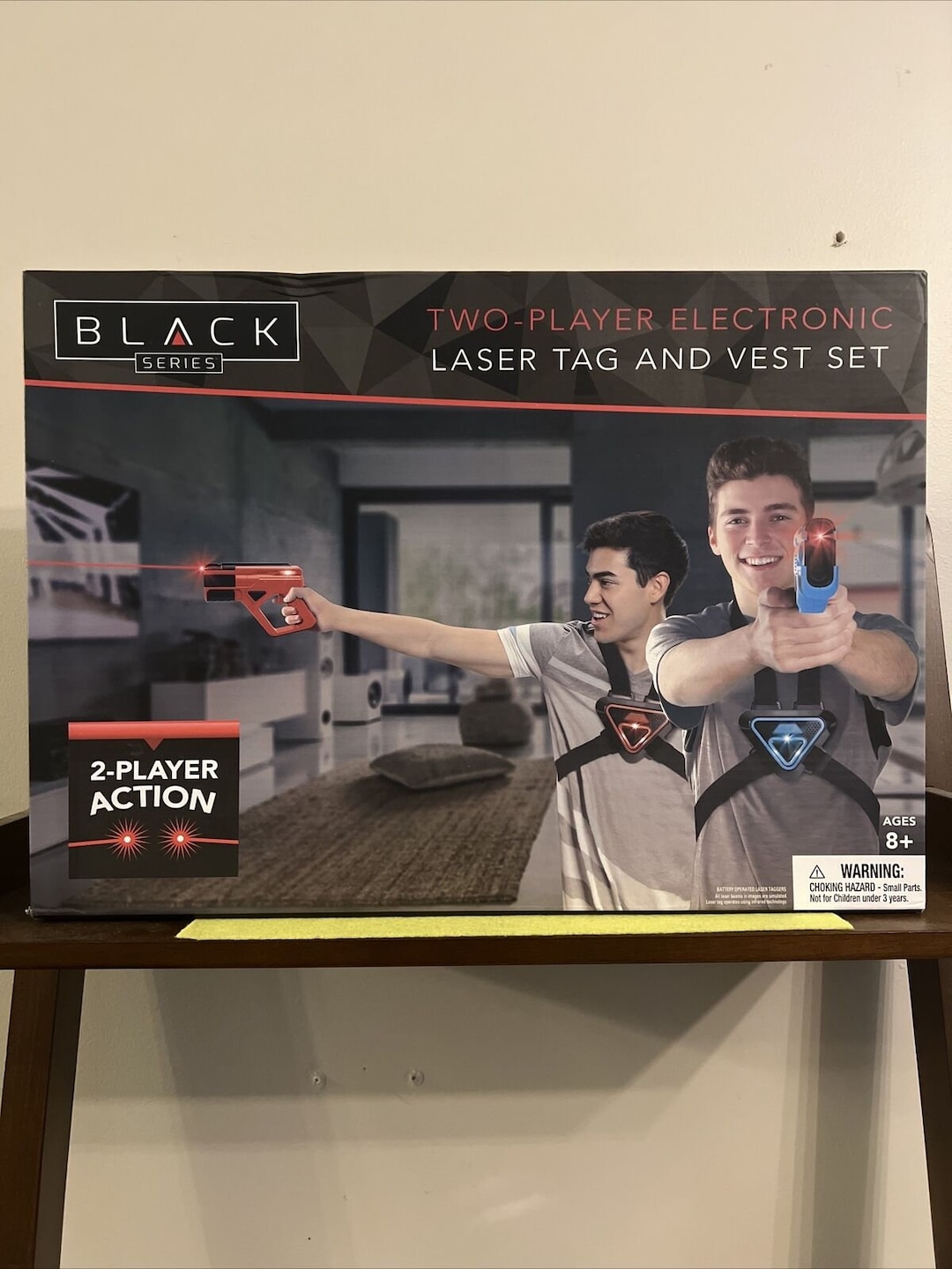 Black Series 2-player Laser Tag & Vest Set Blasters Chest Targets ...