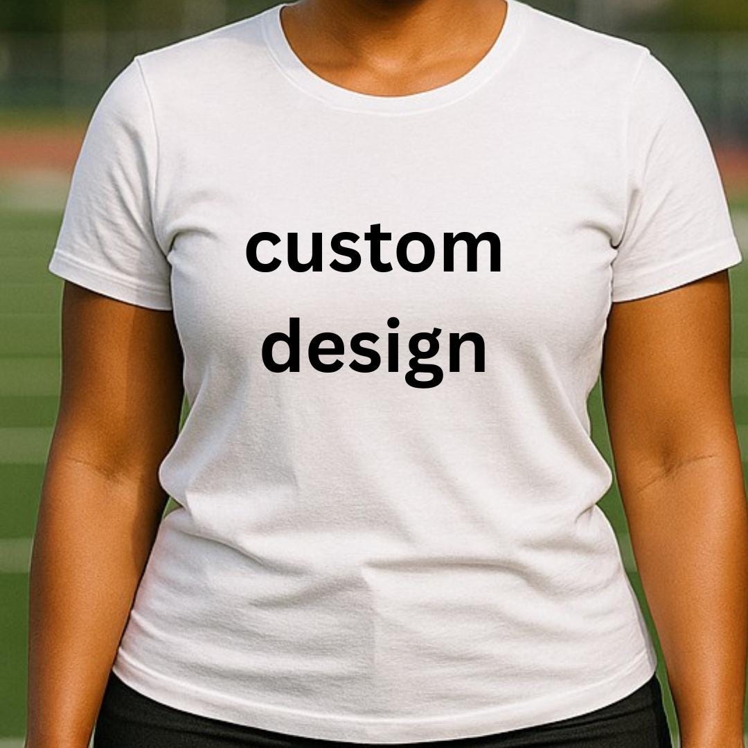 Custom T-shirt | Personalized Logo or Text | Premium Cotton Tee for ...