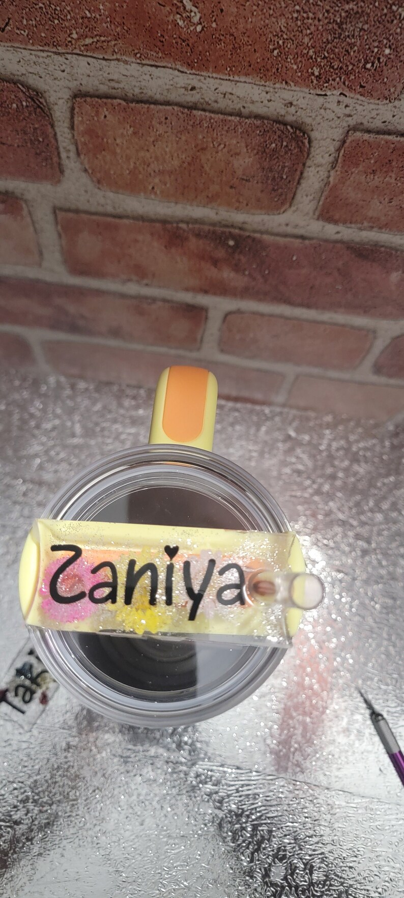 Stanley Topper Stanley Accessory personalized Stanley Name Tag Tumbler ...